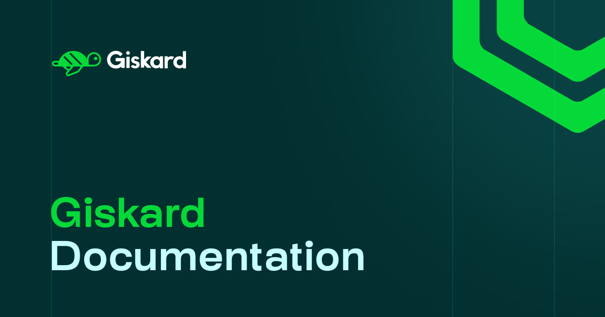 Giskard Library | Giskard Documentation